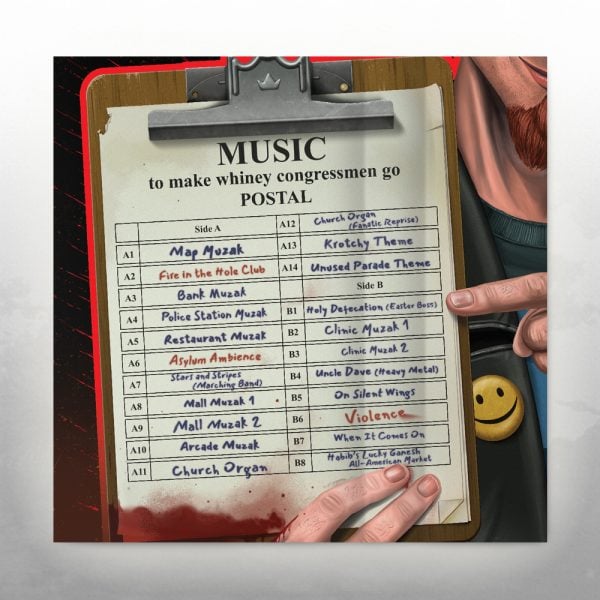 POSTAL 2 Original Soundtrack Cassette Tape - Running With Scissors